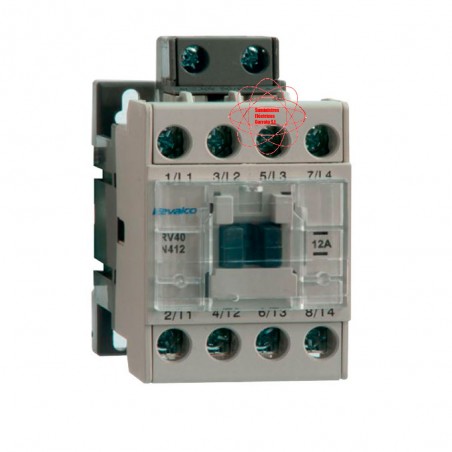 Contactor de corriente alterna 12A-85A- 2NO+ 2NC